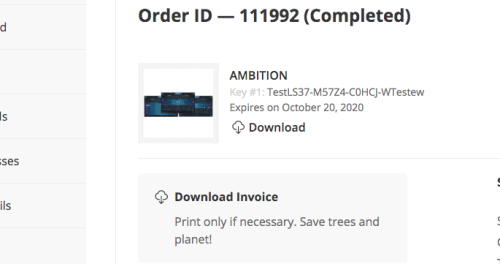 Where is my serial code located? - Sound Yeti