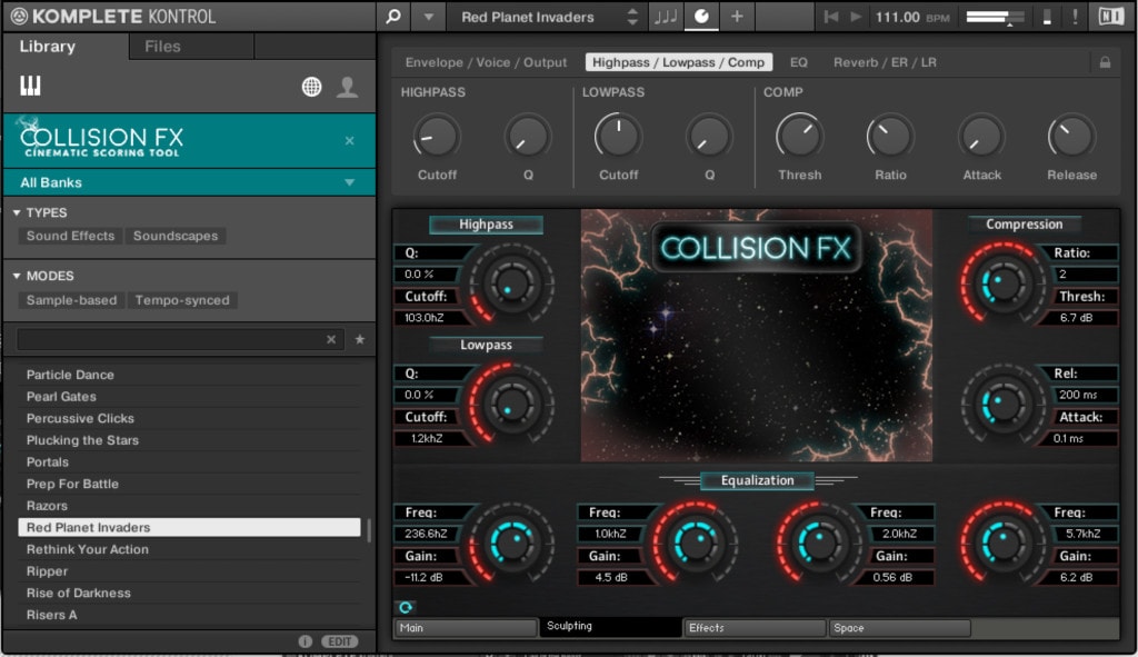 Collision FX - Cinematic Scoring Tool - Sound Yeti KONTAKT Instrument